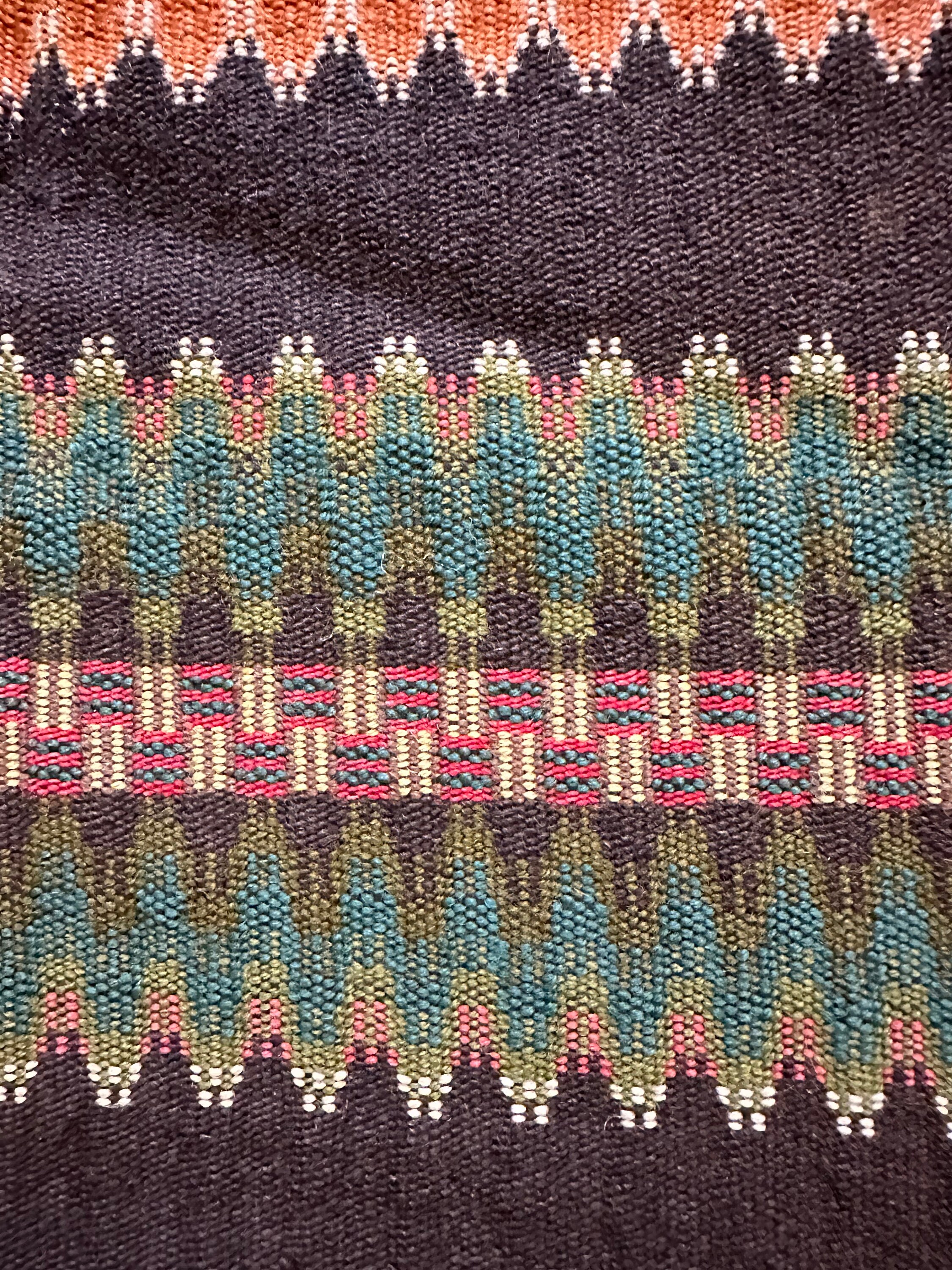 Handwoven Norwegian Vintage Table Runner Rustic Farmhouse Decor ...