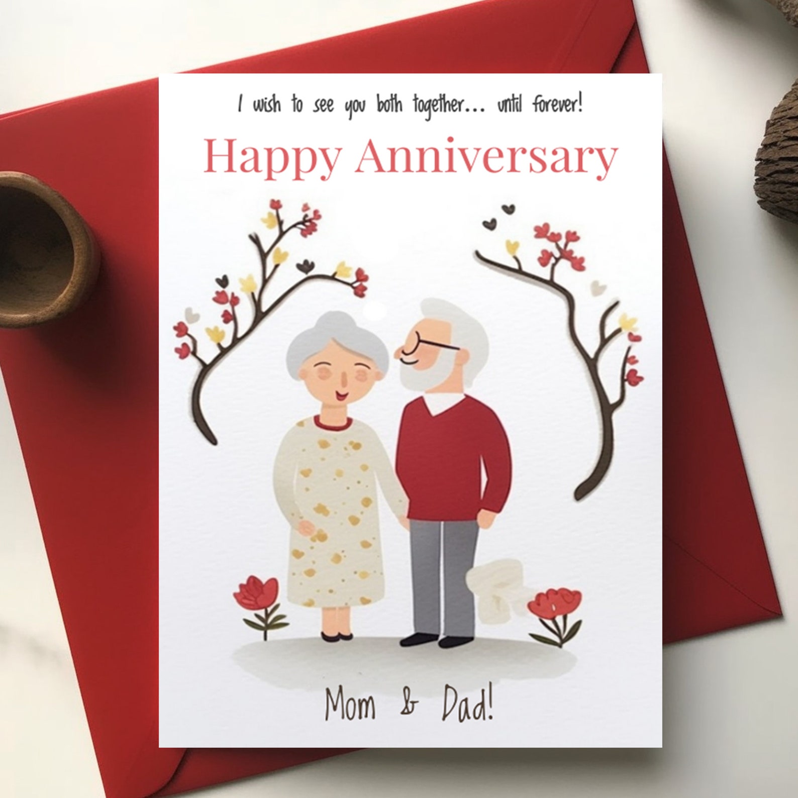Parents Anniversary,anniversary Card for Parents,printable Parents ...