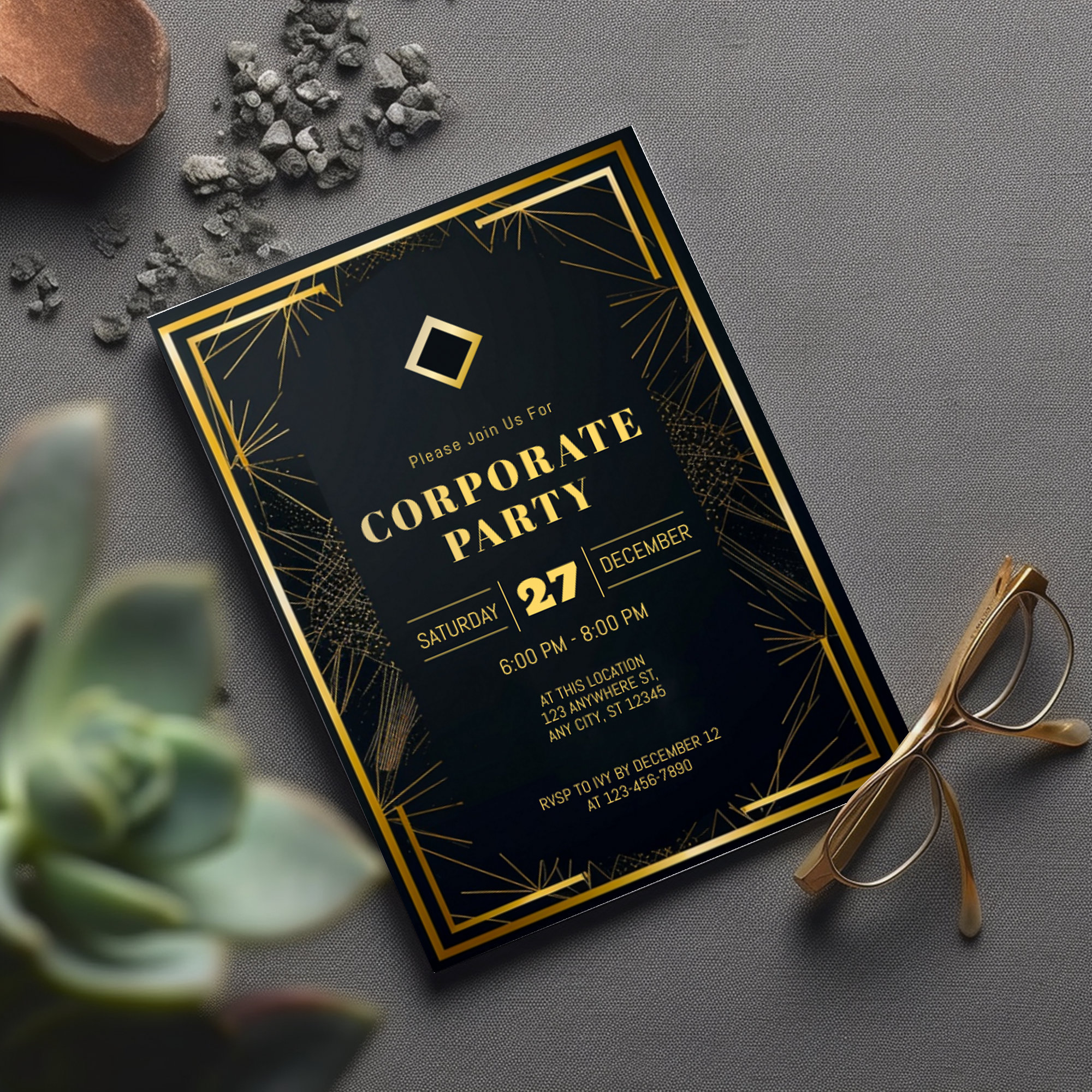 Corporate Invitation,corporate Party Invitation,invitation Digital ...