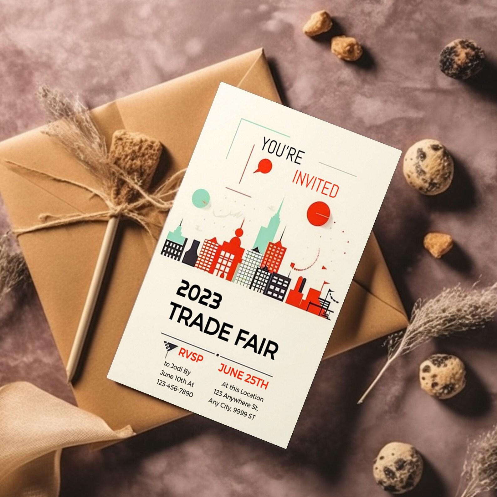 Business Invitation,business Invitation Template,event Flyer,event ...