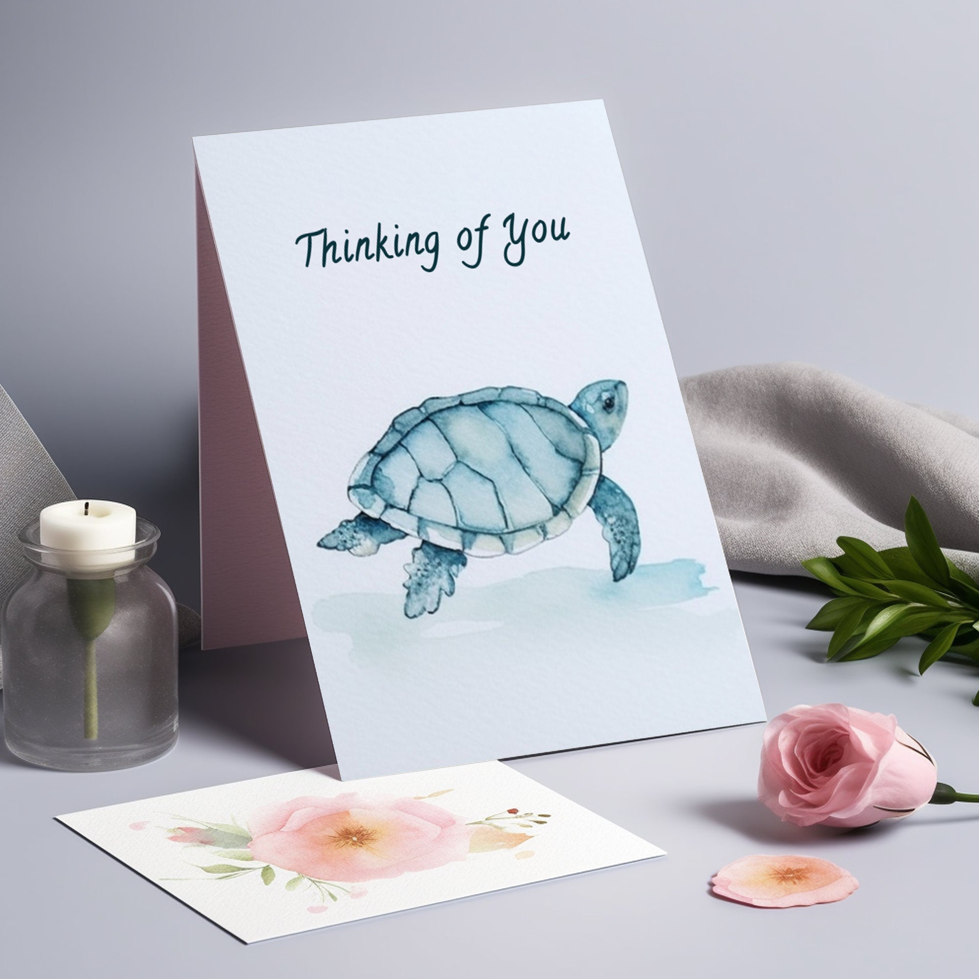 Turtle Sympathy Card,sympathy Card Printable,pet Sympathy Card ...