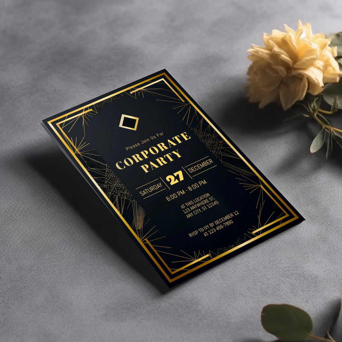 Corporate Invitation,corporate Party Invitation,invitation Digital ...