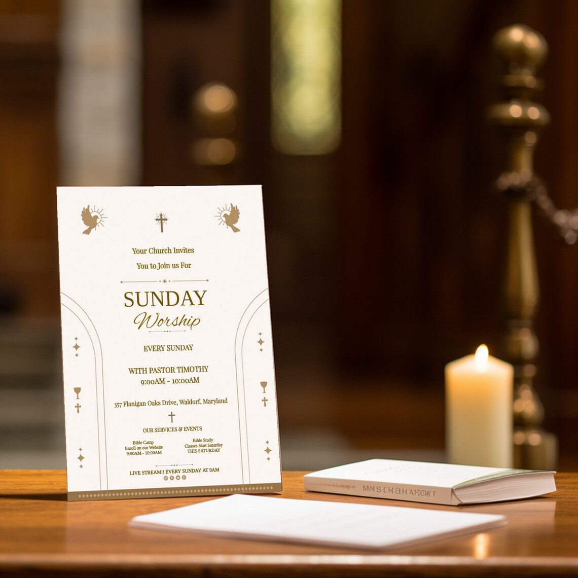 Square Wedding Invitation,church Invitations,church Invite,welcome at ...