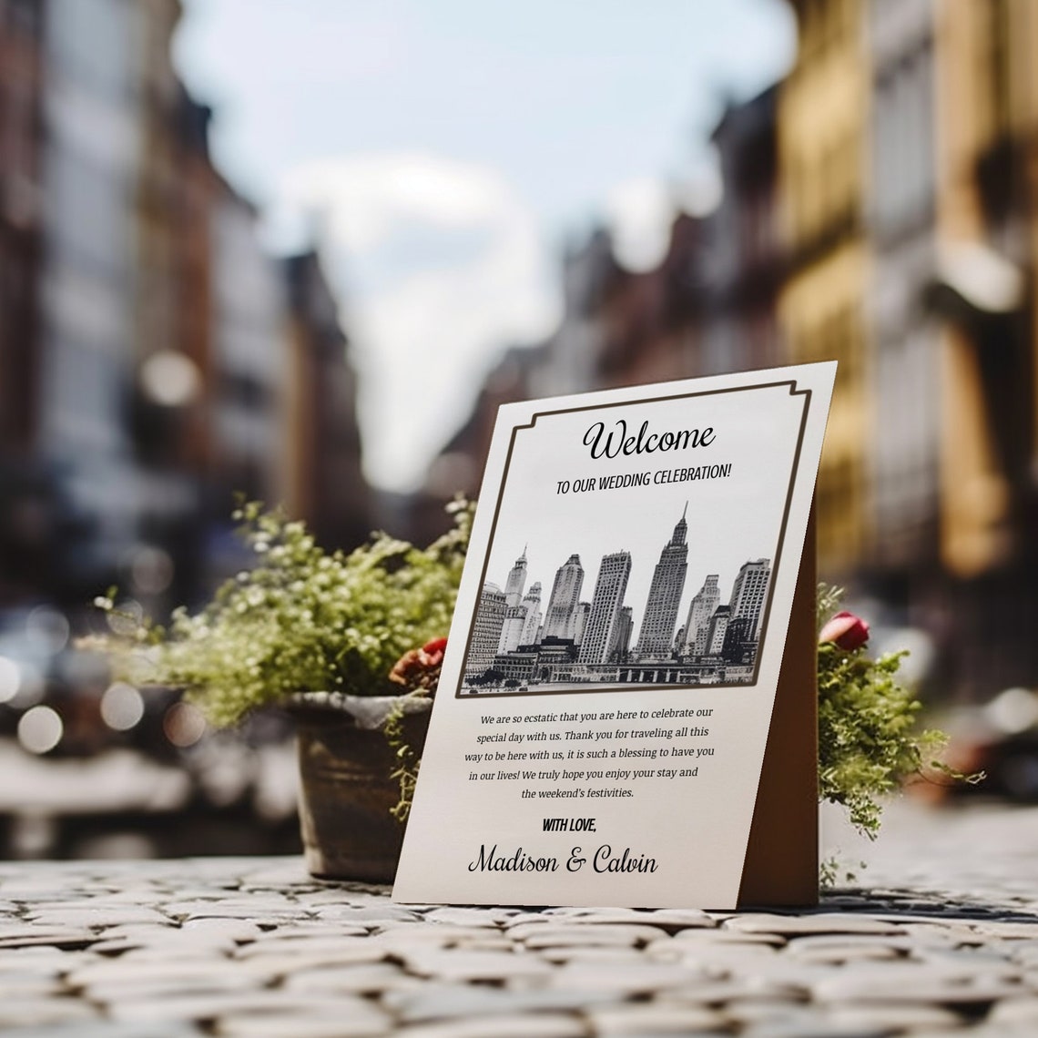 Chicago Wedding Welcome Card,wedding Welcome Card,wedding Welcome ...
