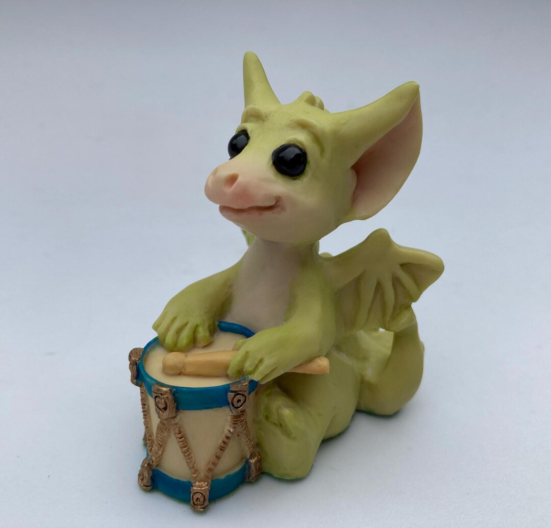 A Different Drummer Pocket Dragon - Whimsical World of Pocket Dragons ...