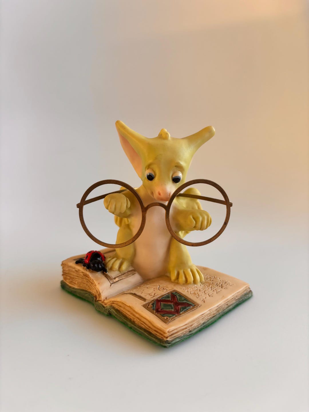 The Scholar Pocket Dragon - Whimsical World of Pocket Dragons- Hand ...