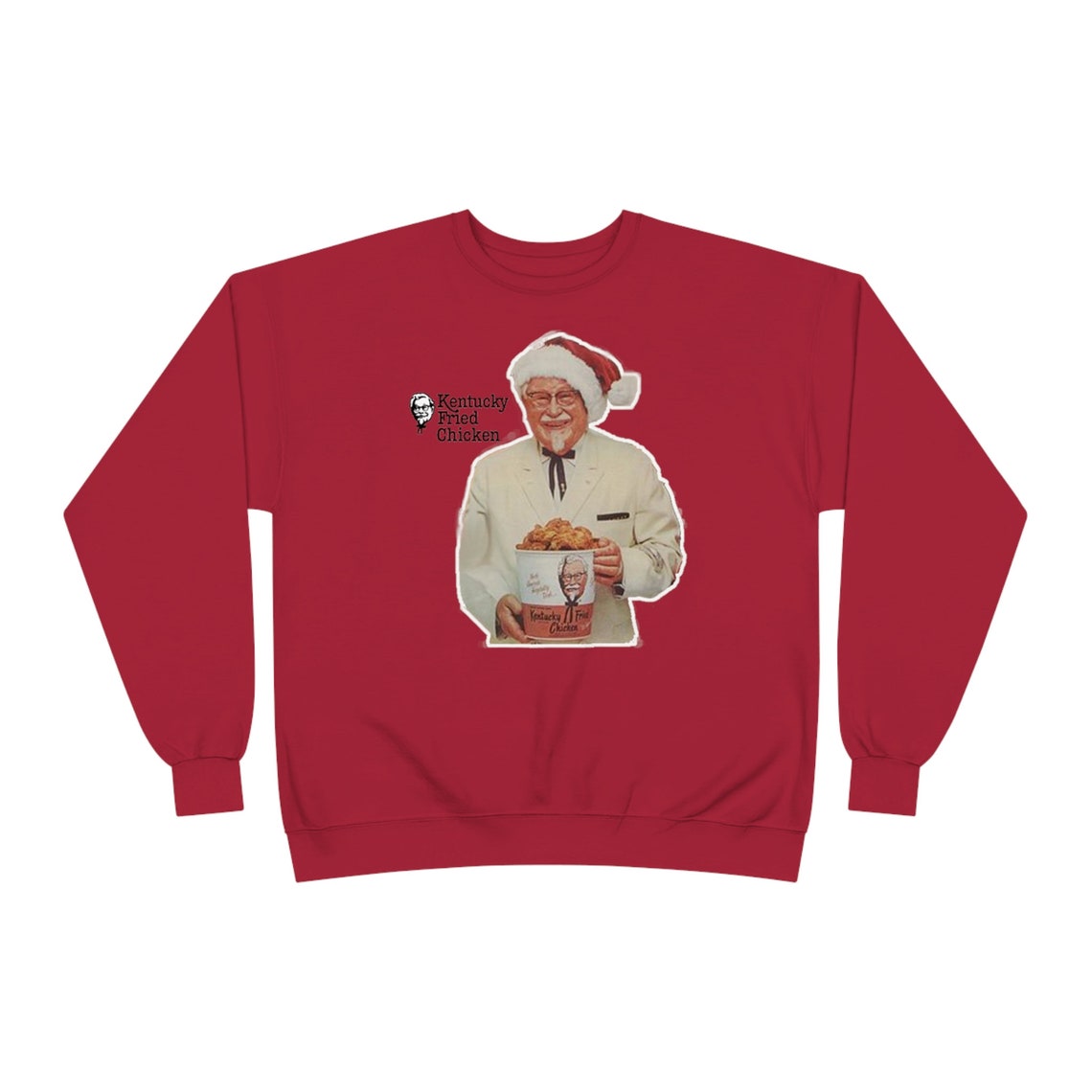 Colonel Sanders KFC Christmas Unisex Ecosmart® Crewneck - Etsy