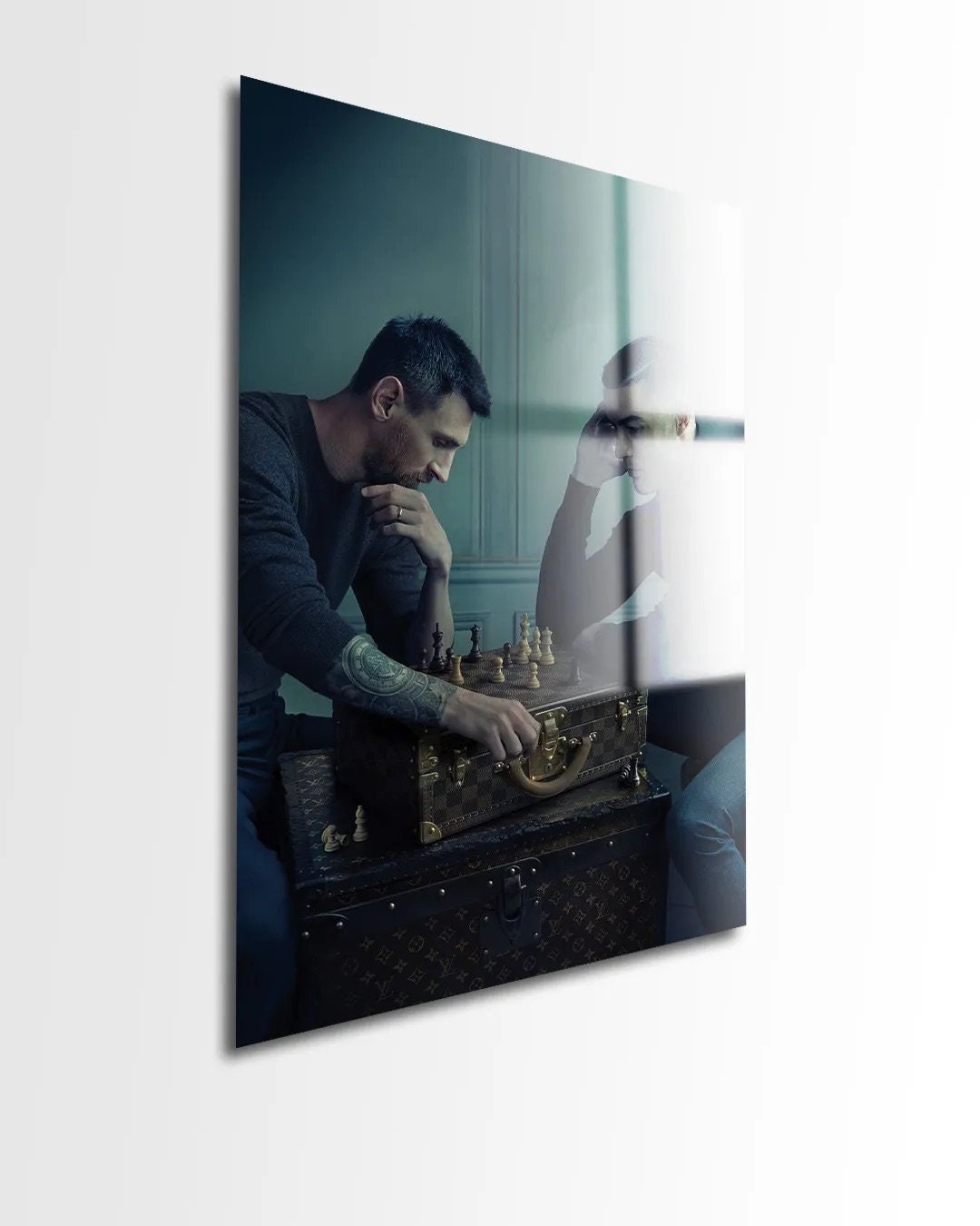 Messi X Ronaldo Wall Art – Acrylic Glass - Etsy UK