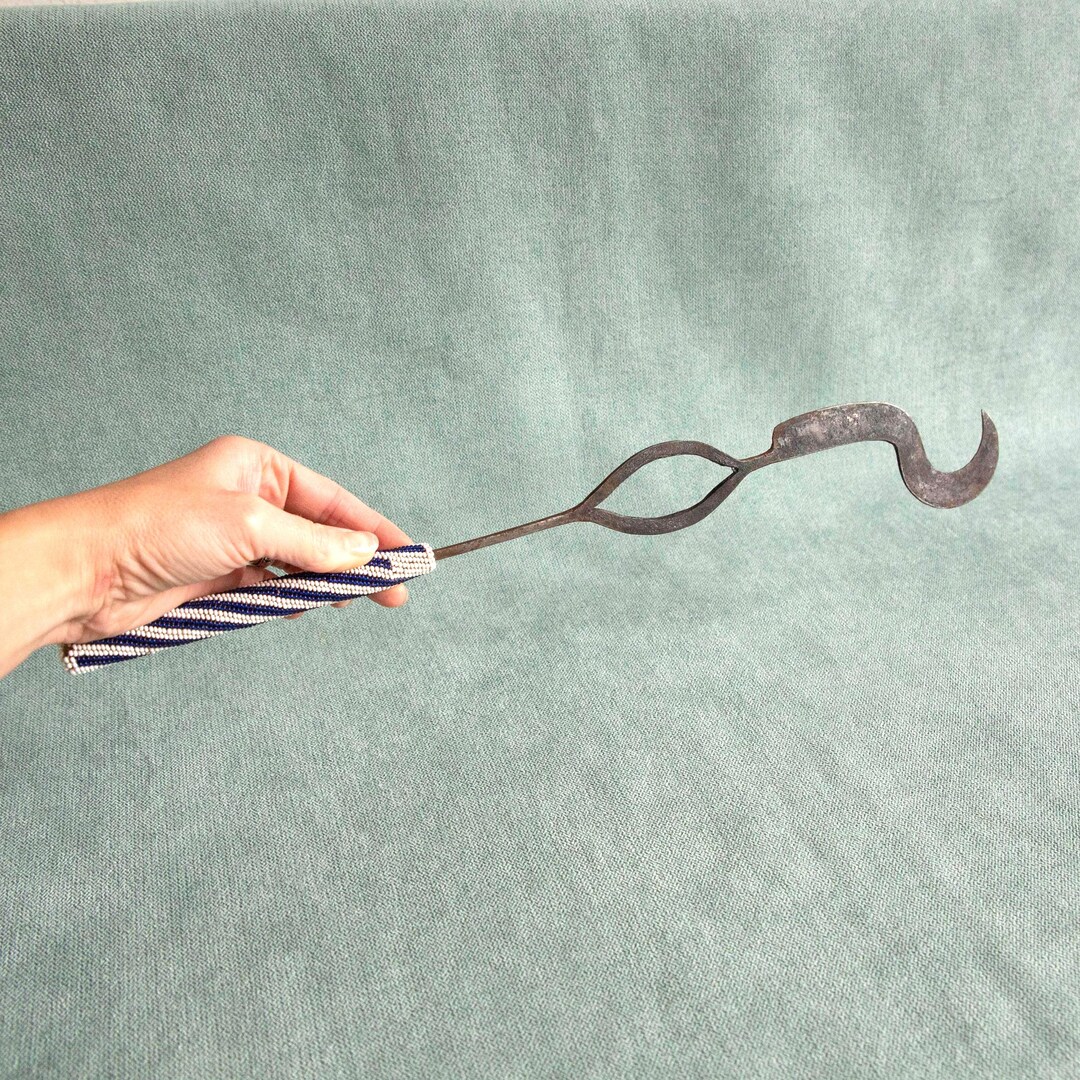 Witch Hook, Vintage Ritual Tool, Divination Fire Hook, Antique Altar ...