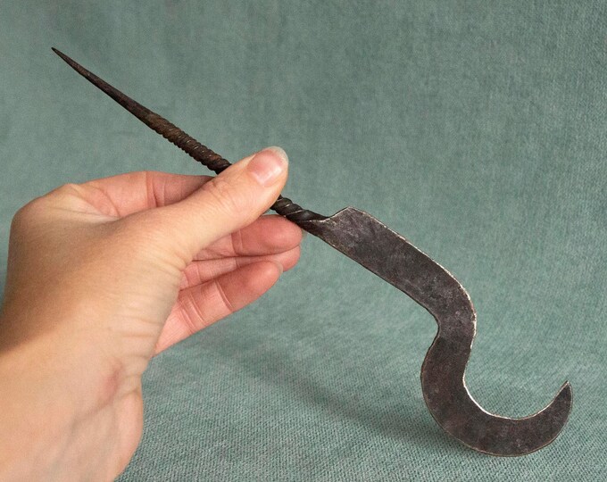Witch Hook, Ritual Tools, Divination Tools, Vintage Metal Hook, Antique ...