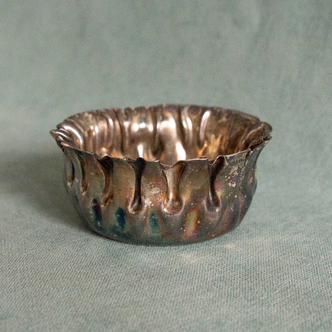 Vintage Bowl, Witch Cauldron, Ritual Offering Bowl, Antique Witch Bowl ...