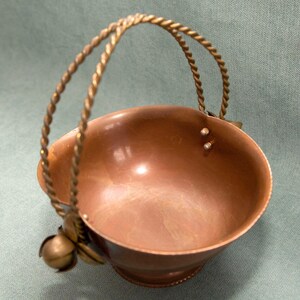 Vintage Witch Bowl, Copper Offering Cauldron, Ritual Plate, Altar Decor ...