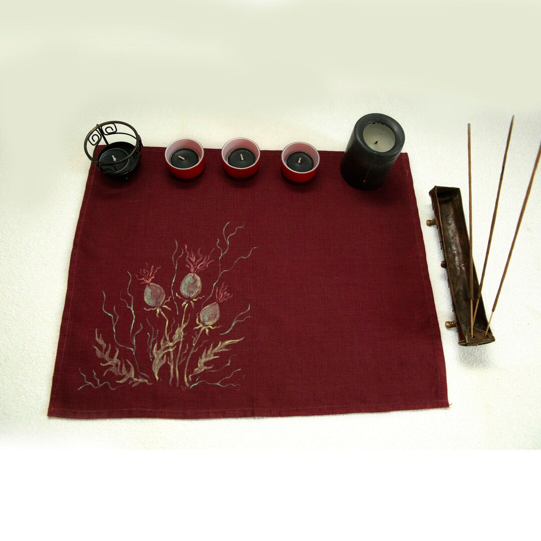 Divination Cloth, Altar Cloth, Tarot Cloth, Tarot Spread, Magic Spell ...