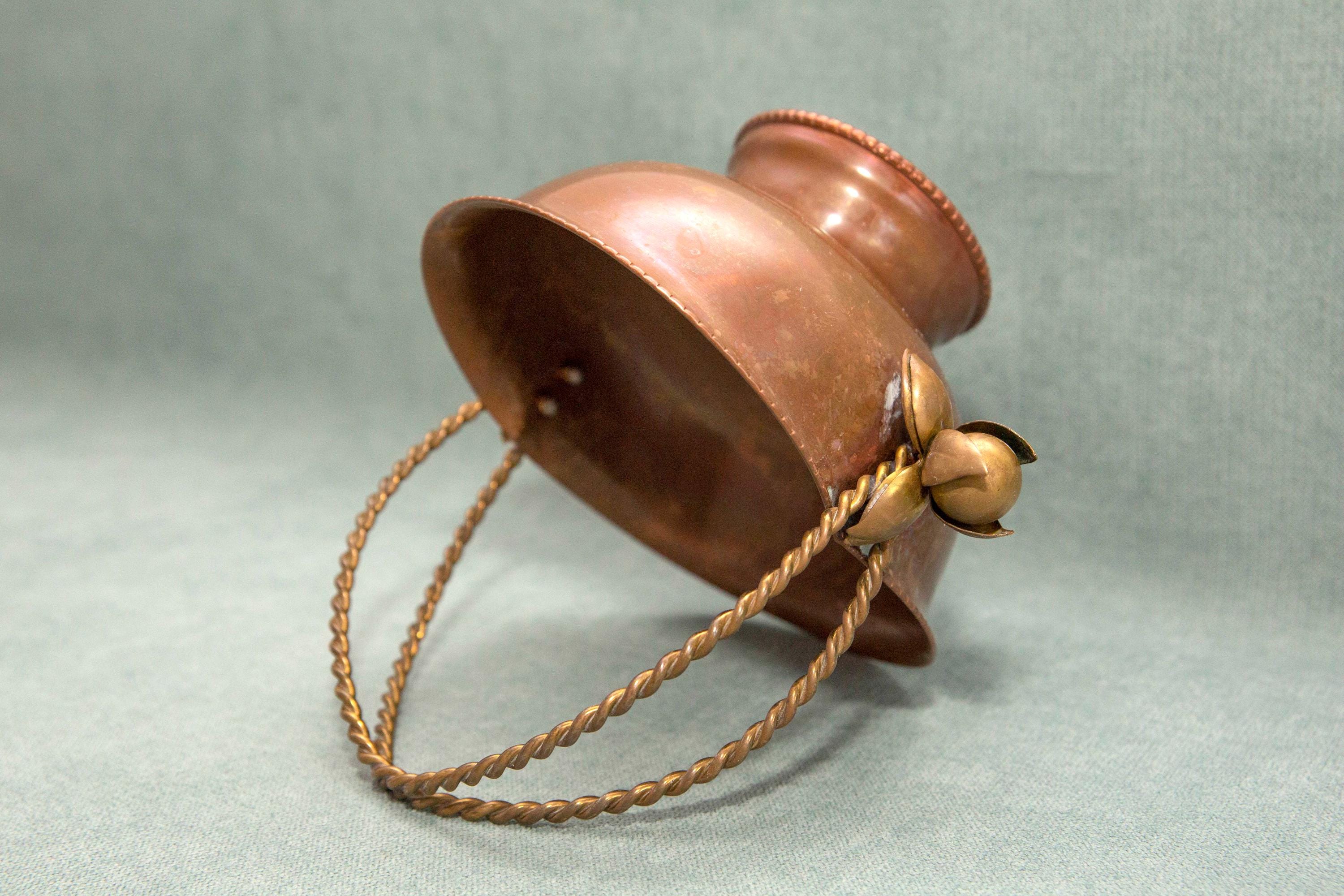Vintage Witch Bowl, Copper Offering Cauldron, Ritual Plate, Altar Decor ...