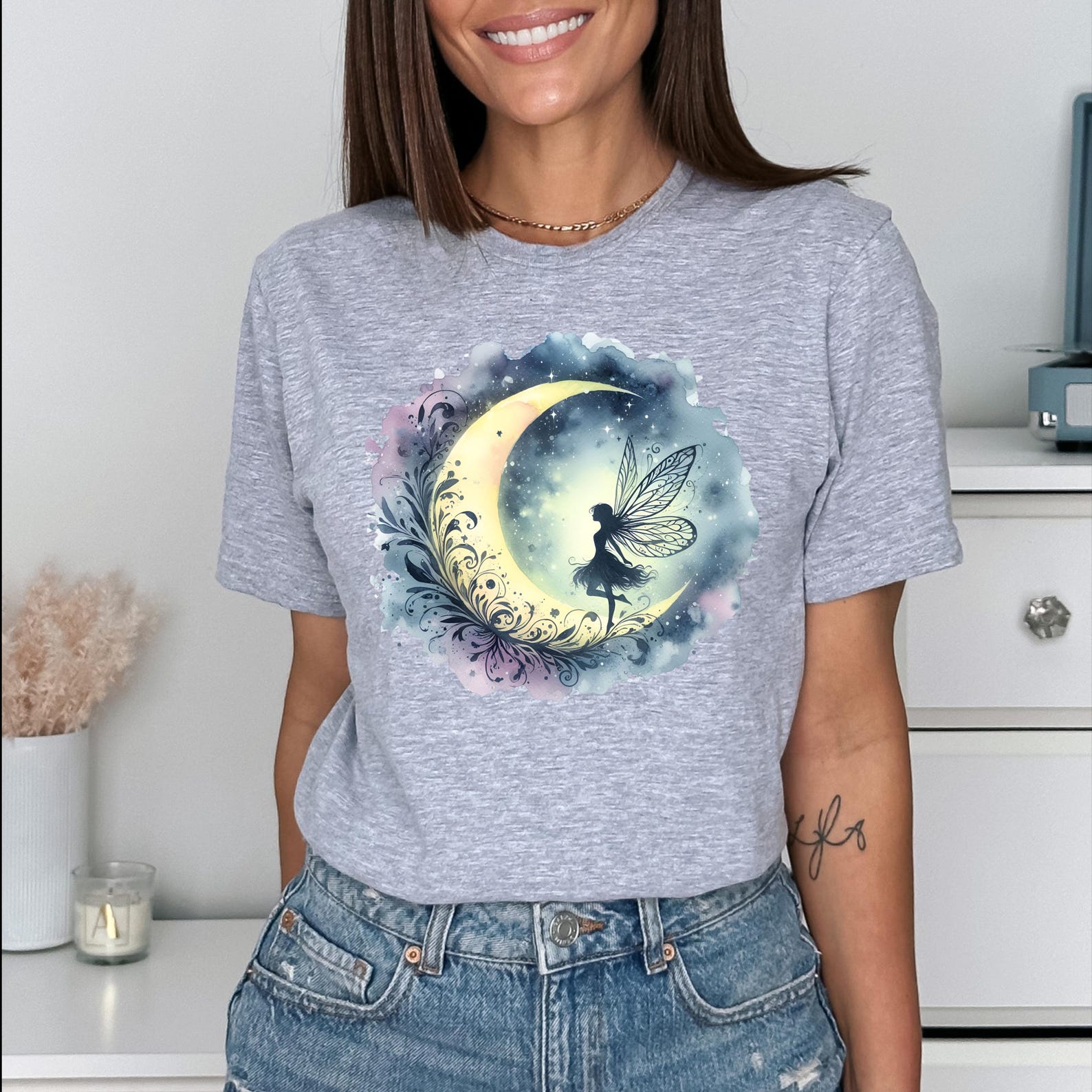 Fairycore Shirt, Whimsical Fairy Tee, Cottagecore, Boho Fairy Shirt ...