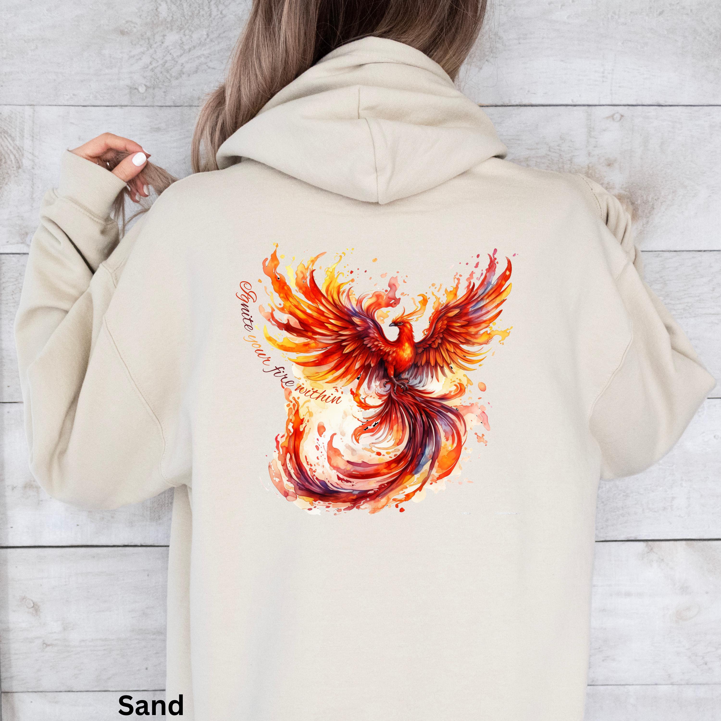 Fire Phoenix Hoodie Unisex Sweatshirt Phoenix Shirts, Rise From the ...