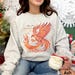 Fire Phoenix Sweatshirt for Women Majestic Phoenix Graphic Sweater ...