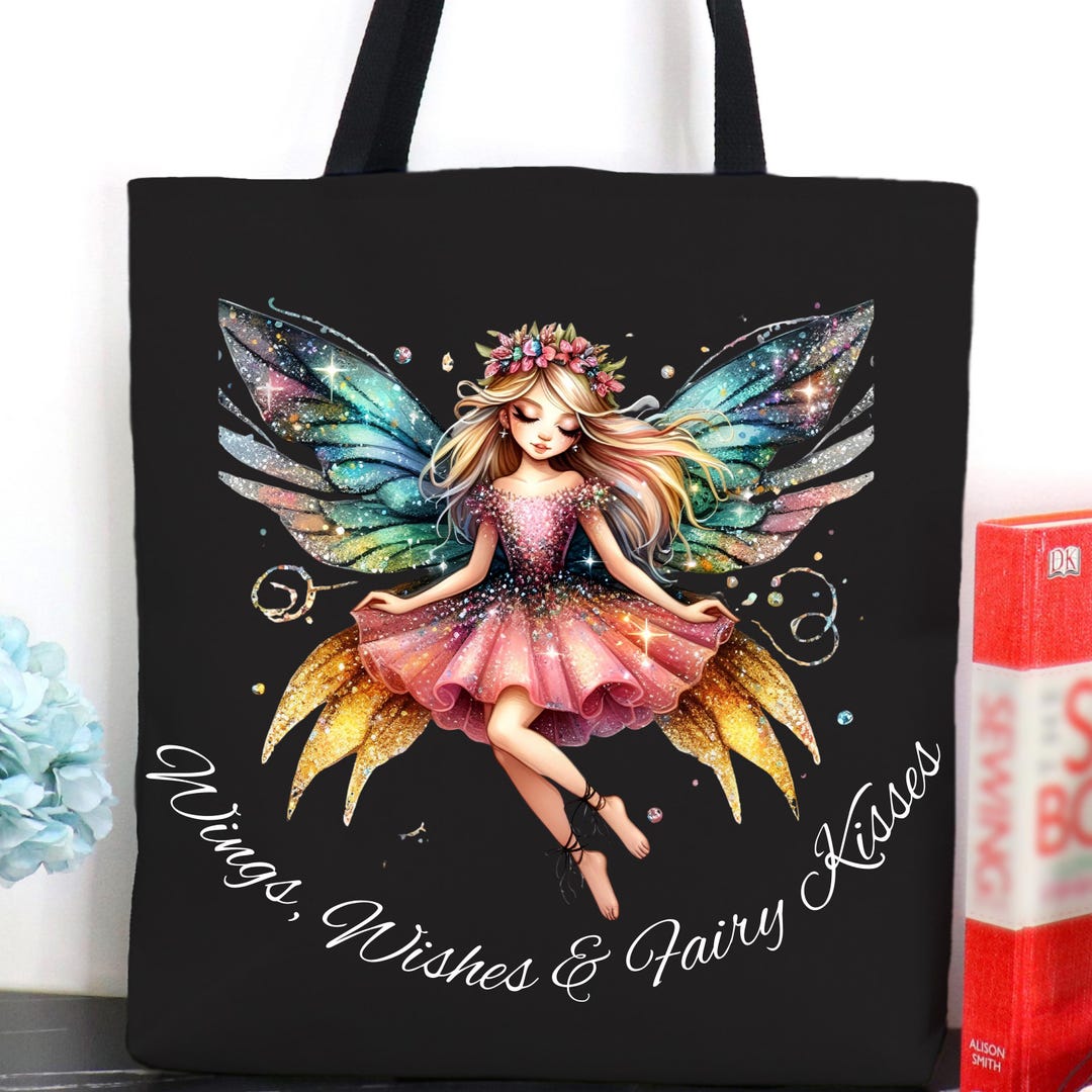 Fairy Tote Bag Pixie Bag Magical Fantasy Reusable Shopping Handbag ...