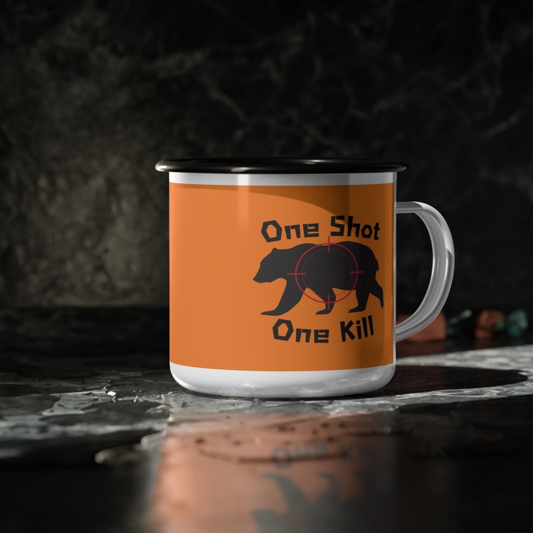 Hunter Mug, Camping Mug, Hunting Coffee Mug, Bear Hunt Coffee Cup, Gift ...