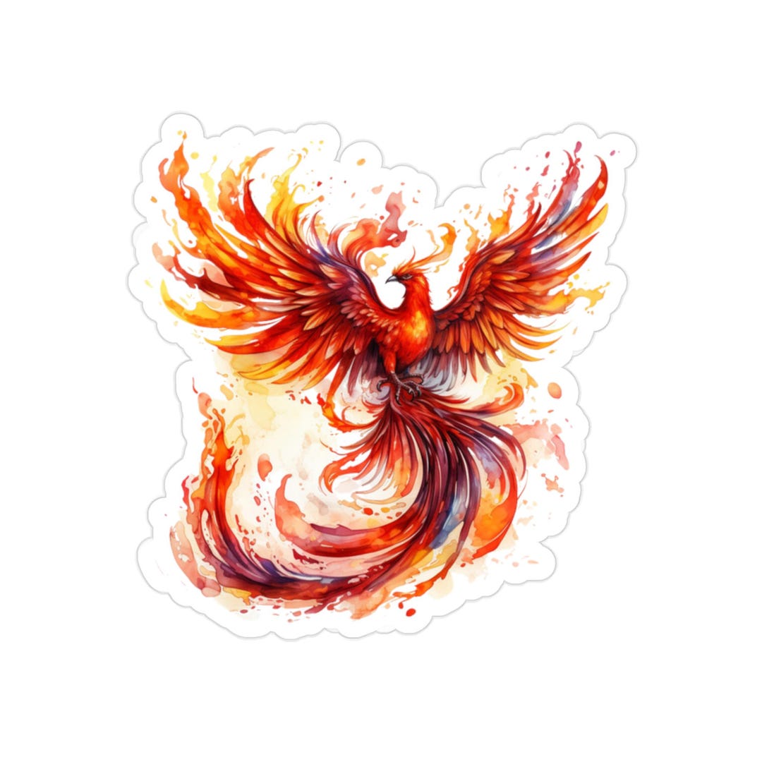 Phoenix Sticker Decal Water Resistant Art for Laptop Sticker Water ...