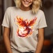 Fire Phoenix Sweatshirt for Women Majestic Phoenix Graphic Sweater ...