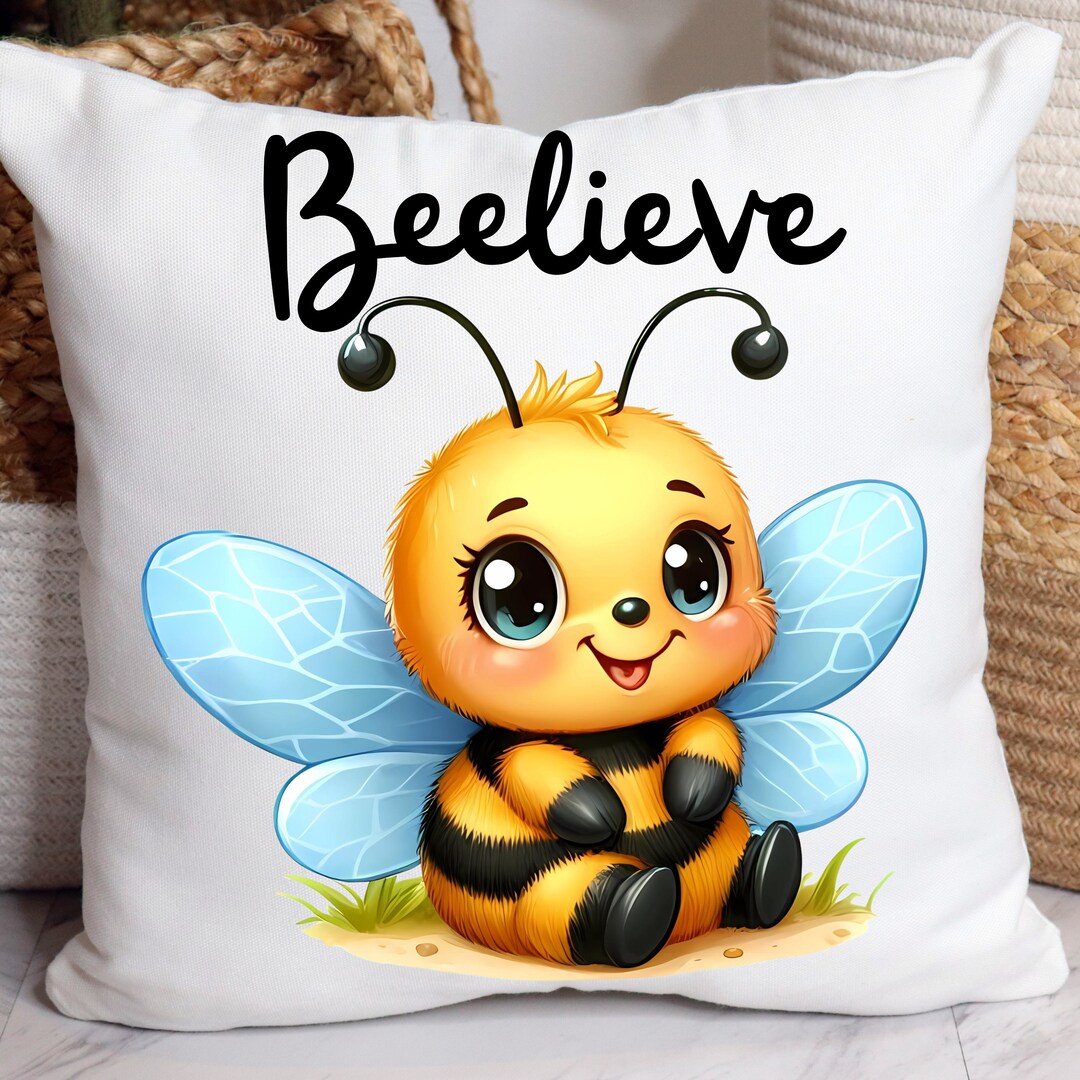 Honey Bee Home Decor, Believe Honey Bee Pillow, Bee Throw Pillow, Honey ...