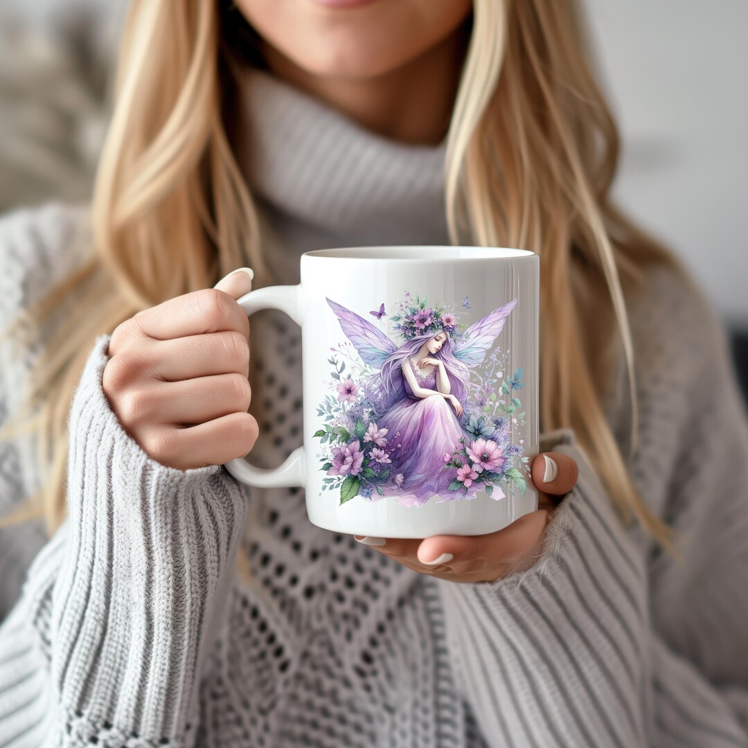 Fairy Coffee Mug Fairy Magic Butterfly Mug, Fairycore Whimsical Mug ...