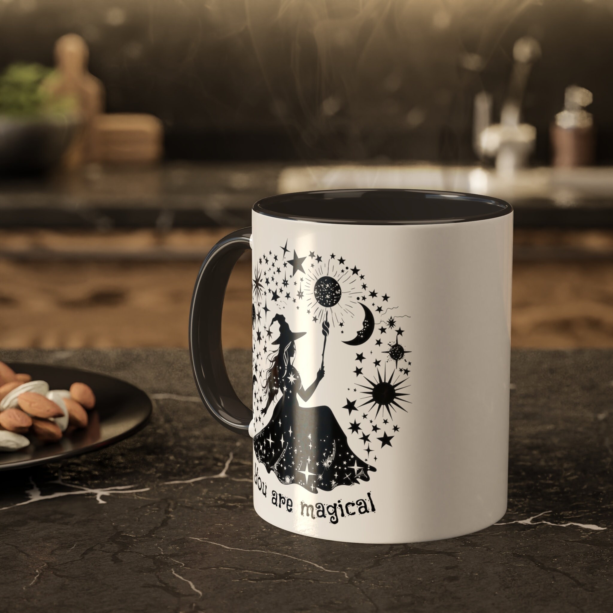 Mystical Witch Moon Stars Mug, Celestial Witch Cup, You Are Magical ...