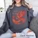 Fire Phoenix Sweatshirt for Women Majestic Phoenix Graphic Sweater ...