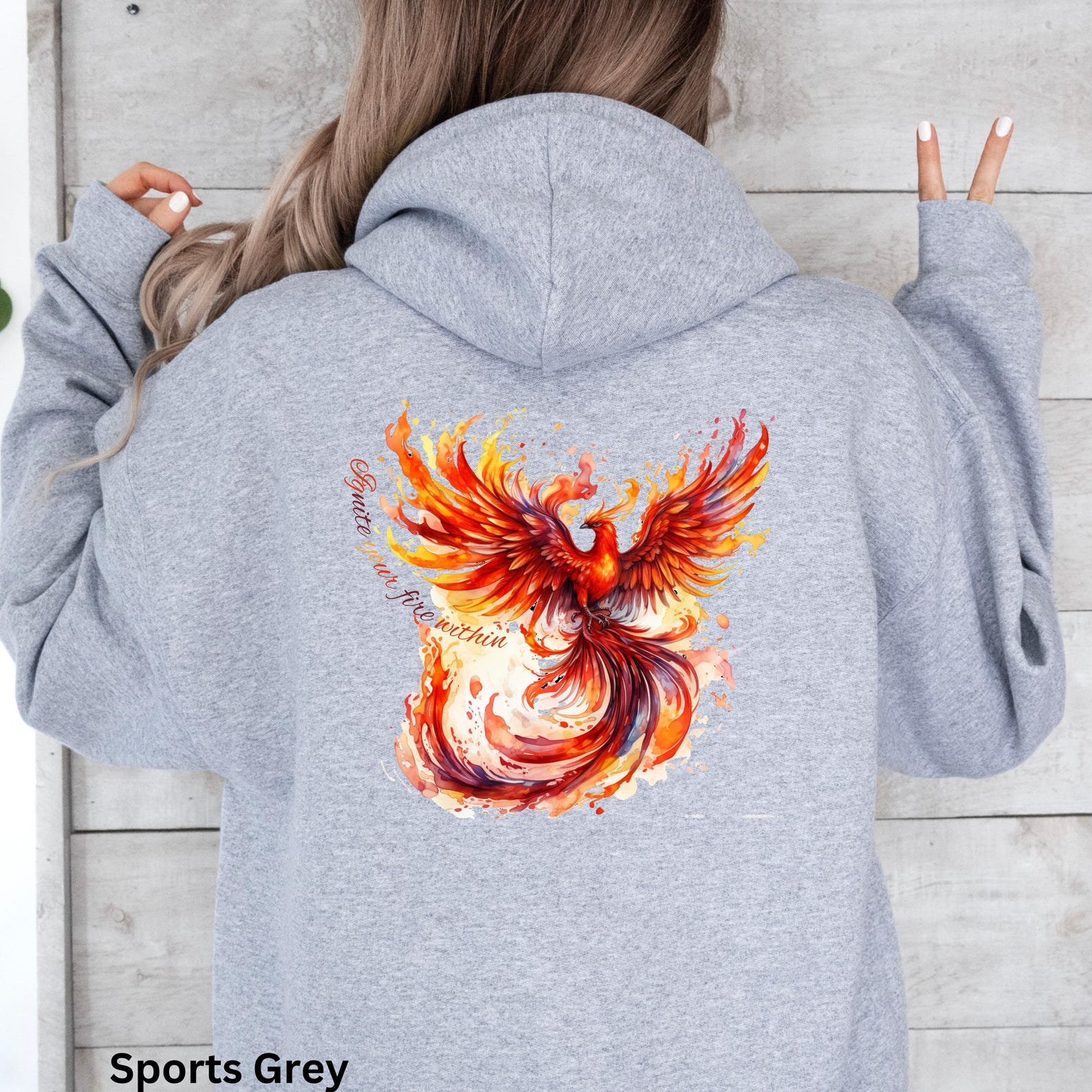 Fire Phoenix Hoodie Unisex Sweatshirt Phoenix Shirts, Rise From the ...