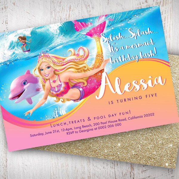 Barbie Mermaid - Etsy