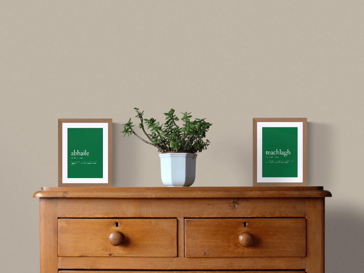 Abhaile Home Irish Definition Printable Wall Art Poster A2 A3 A4 A5 6x4 ...
