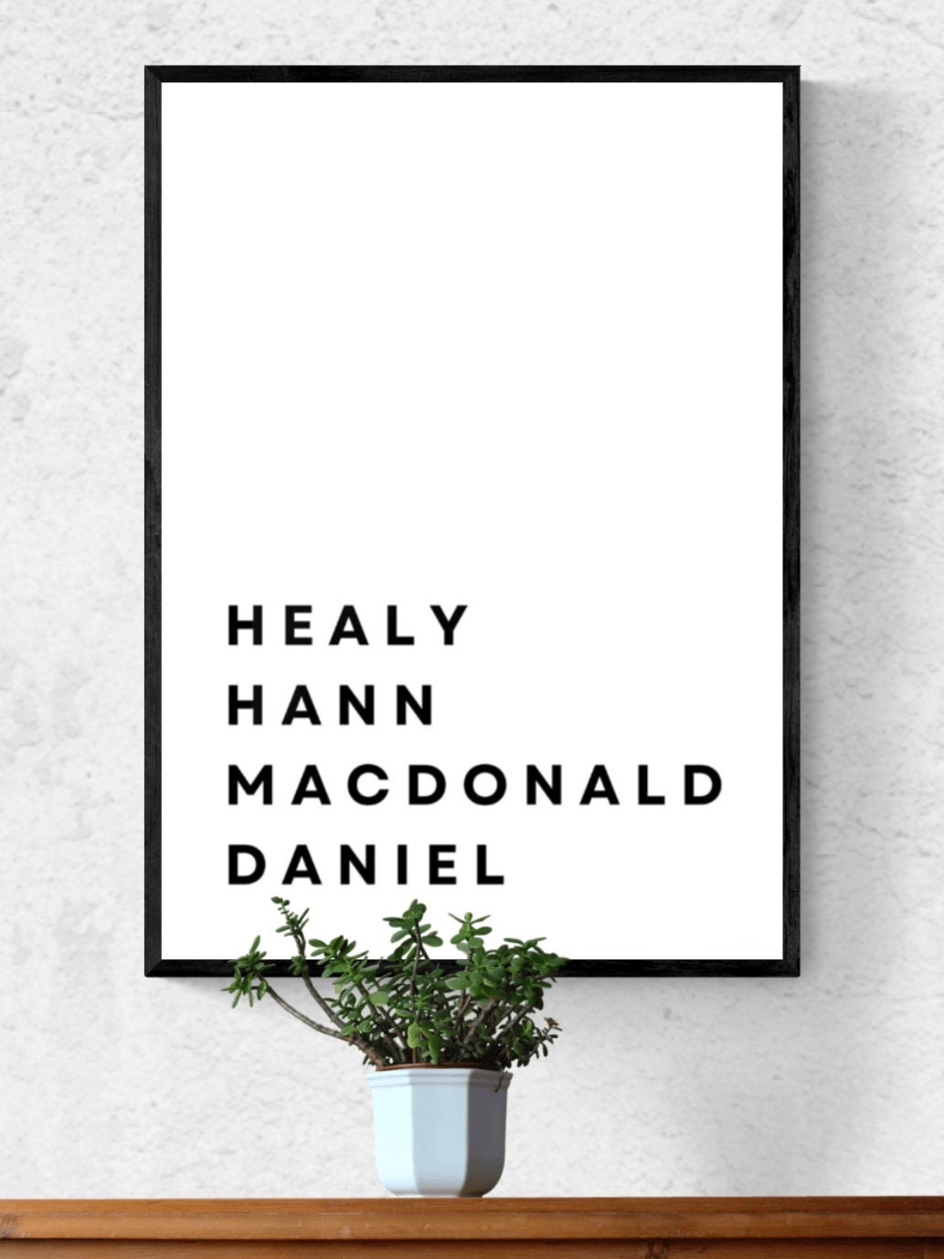 The 1975 Line up Band Members Poster Print Printable Wall Art A1 A2 A3 ...