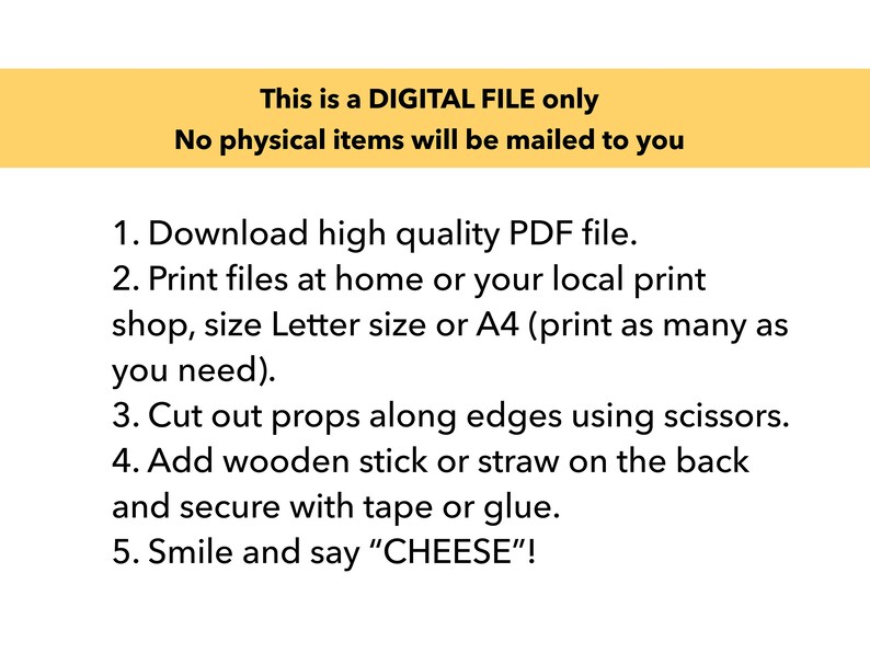 Beyonce Photo Booth Props Printable Renaissance World Tour Party ...