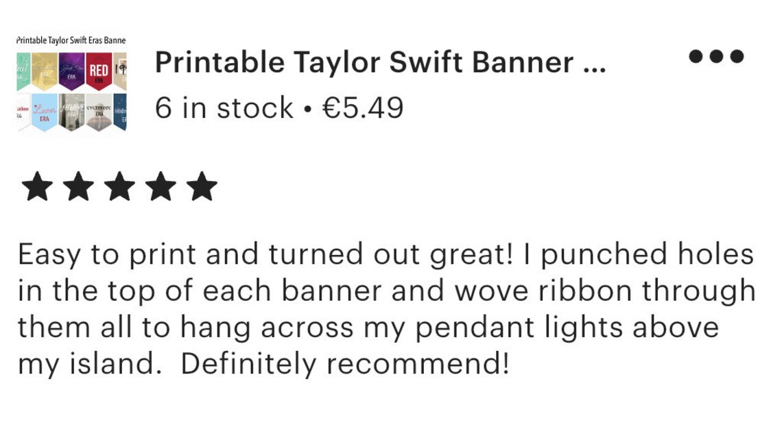 Printable Taylor Swift Banner Taylor Swift ERAS Party Banner Printable ...