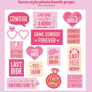 Printable Last Rodeo Banner Rodeo Bachelorette Party Bunting Last Ride ...