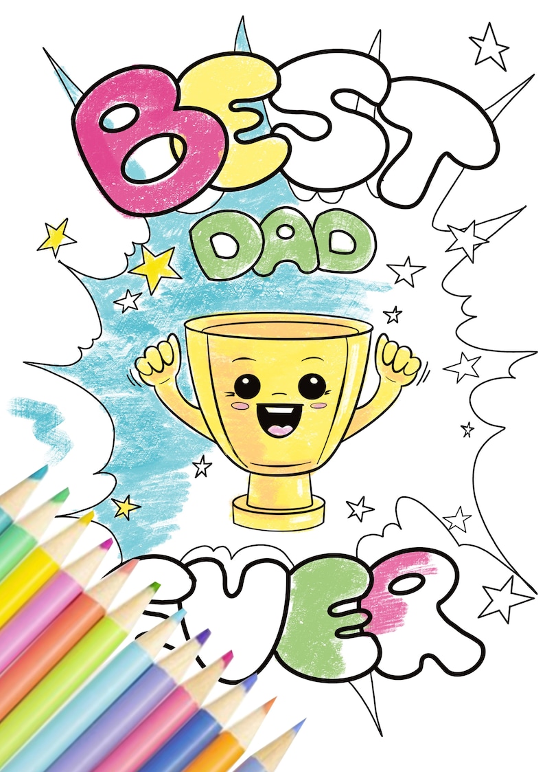Instant Download Coloring Card, Digital Greeting Card, Coloring ...