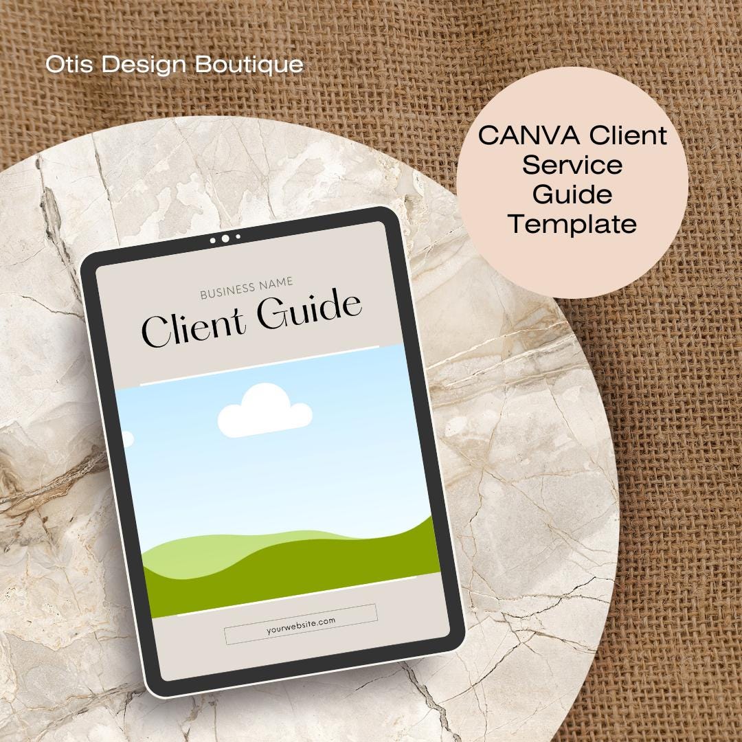 Canva Client Service Guide Template for Coaches, Photographers, and ...