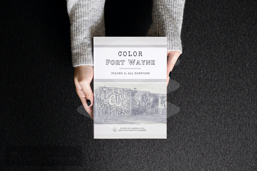 Color Fort Wayne Volume Three: All Downtown Fine Line Coloring Book - Etsy