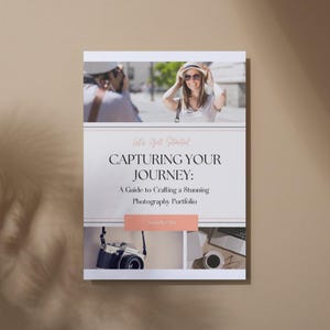 Photography Portfolio Workbook, Photo Sessions Exercises Guide for ...