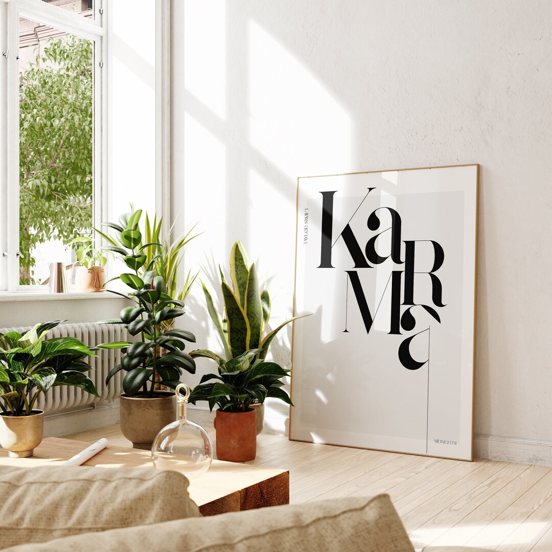 Taylor Swift Karma Poster // Karma Poster // Midnights Poster // Wall ...