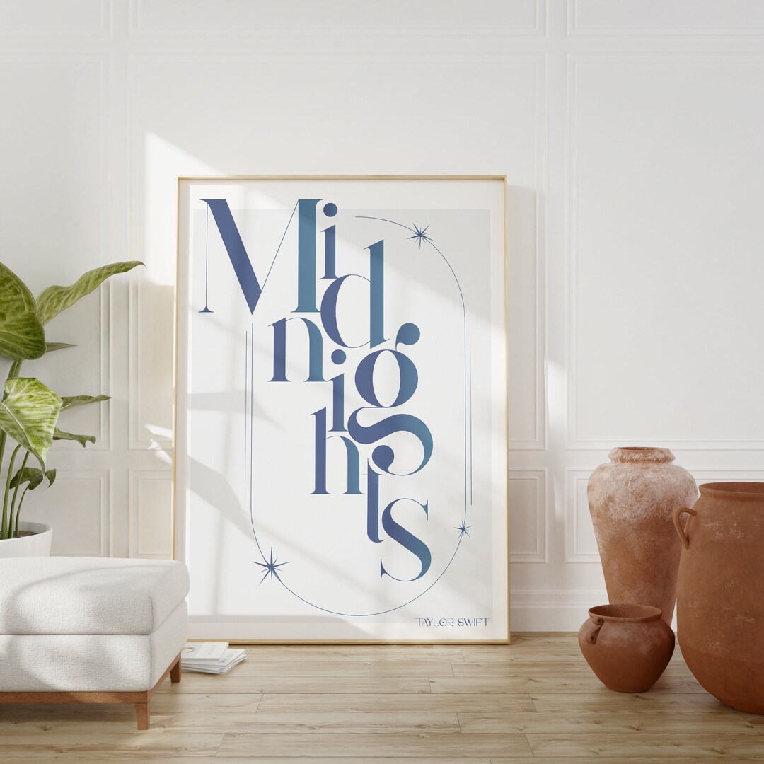 Taylor Swift Midnights Poster // Midnights Poster // Wall Decor ...