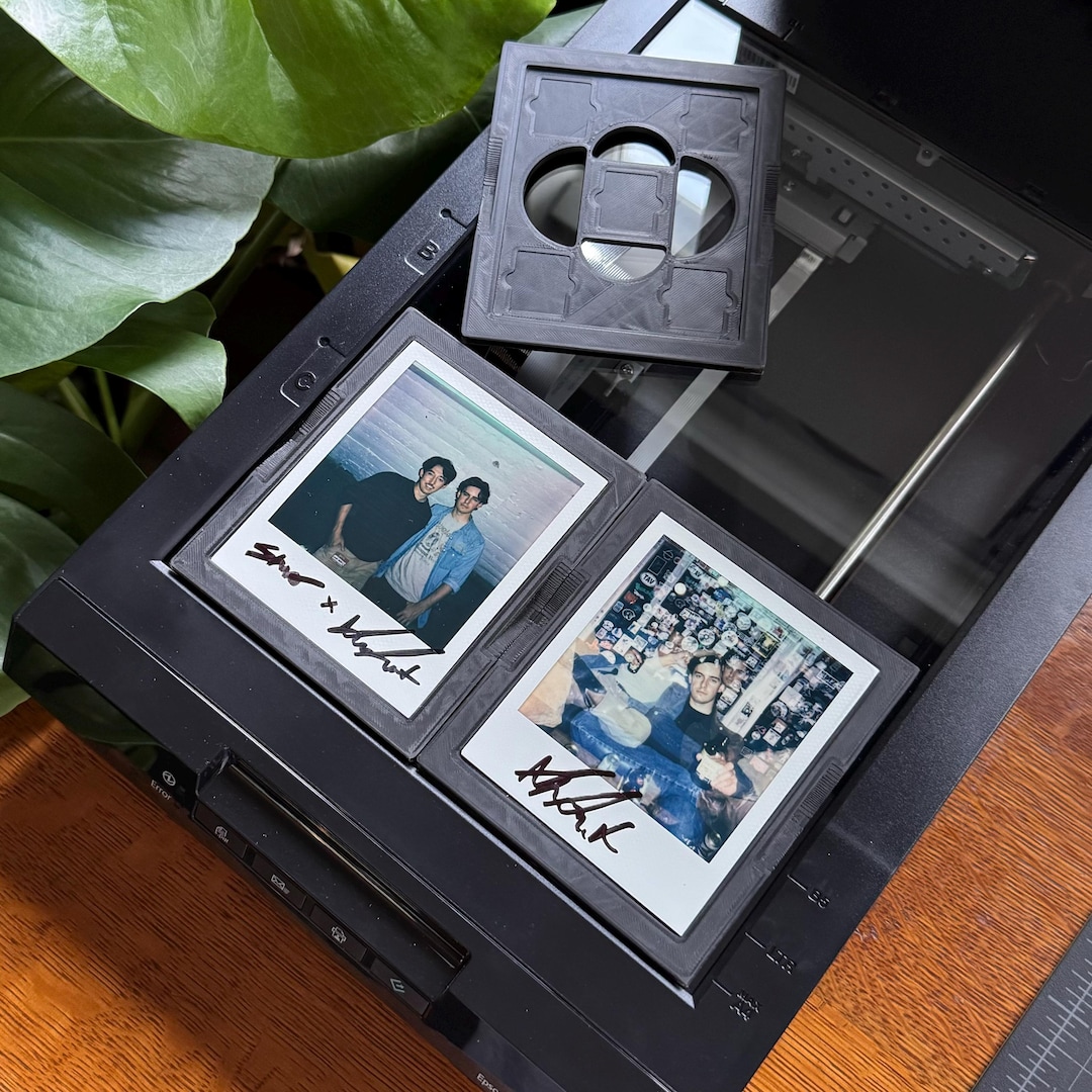 Polaroid Film Scan Holder | Flatbed Scanner Tray Adapter Prevents ...