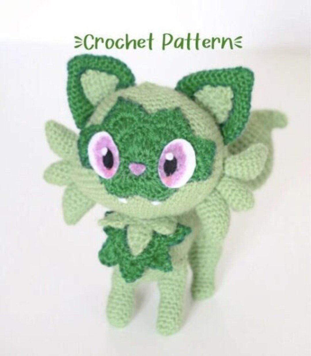 PDF File Cat Monster Amigurumi Crochet Pattern - Etsy