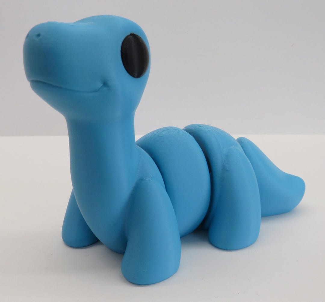 Articulated Brontosaurus (lt. Blue) - Etsy