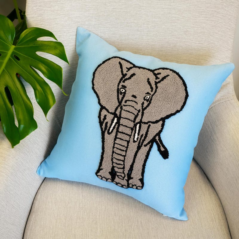 Elephant Pillows - Etsy