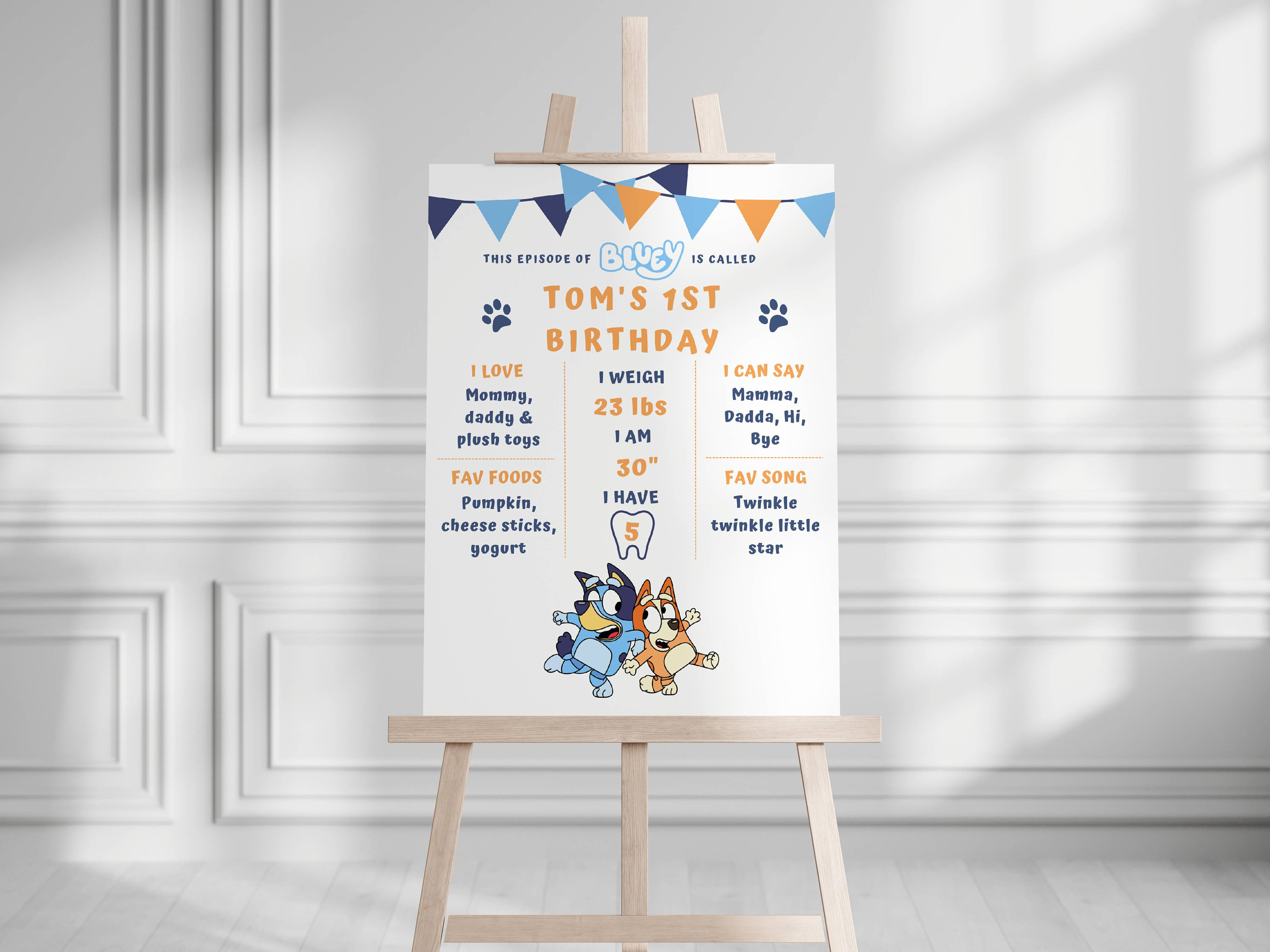 Bluey Birthday Invite Bluey Invitations Bluey Party Invite - Etsy