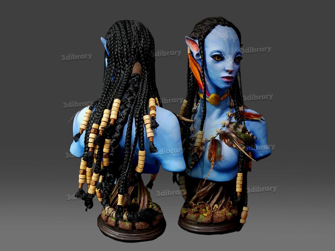 Neytiri Avatar Bust STL File 3D Prints - Etsy