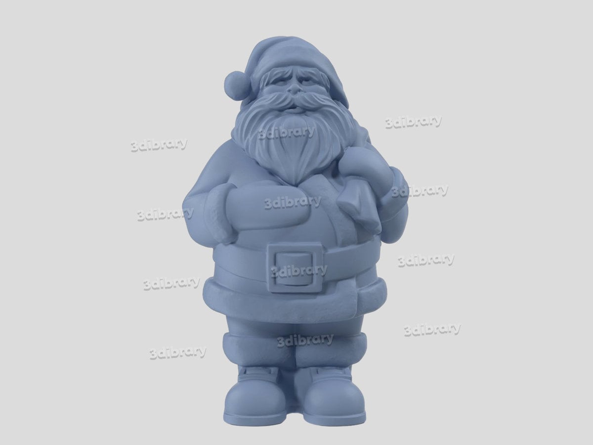 Santa Claus 3D STL File Prints - Etsy
