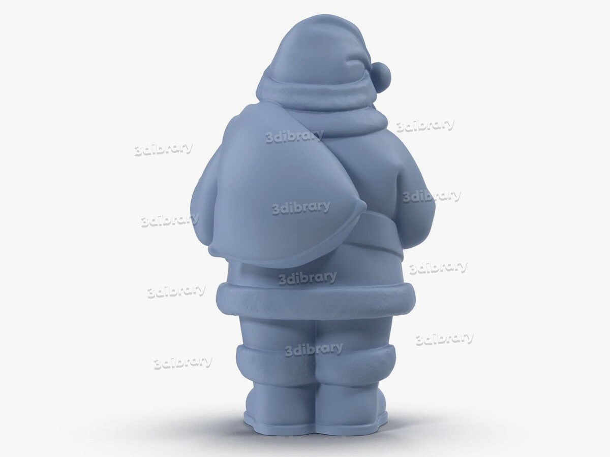 Santa Claus 3D STL File Prints - Etsy